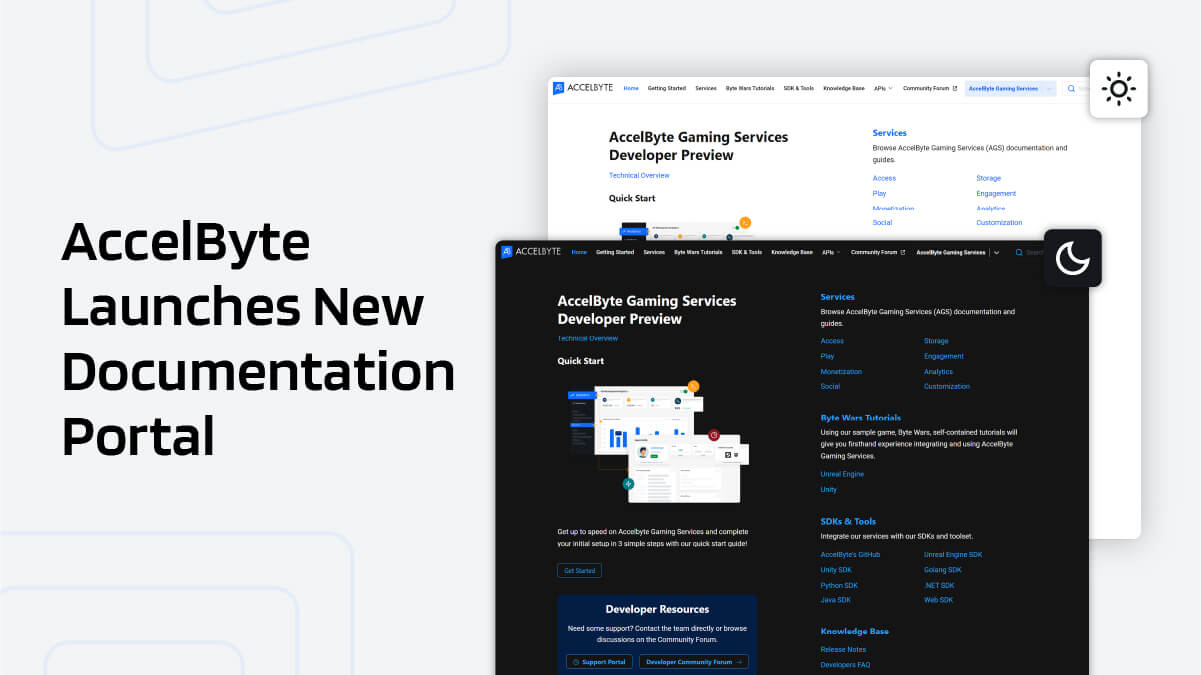 Accelbyte Launches New Documentation Portal